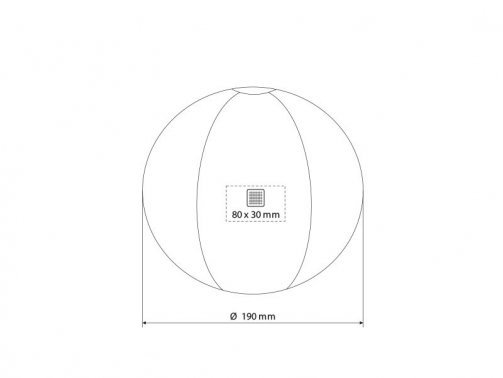 Lopta za plazu SUMMER | Stamparija PRINT SHOP KOLIBRI